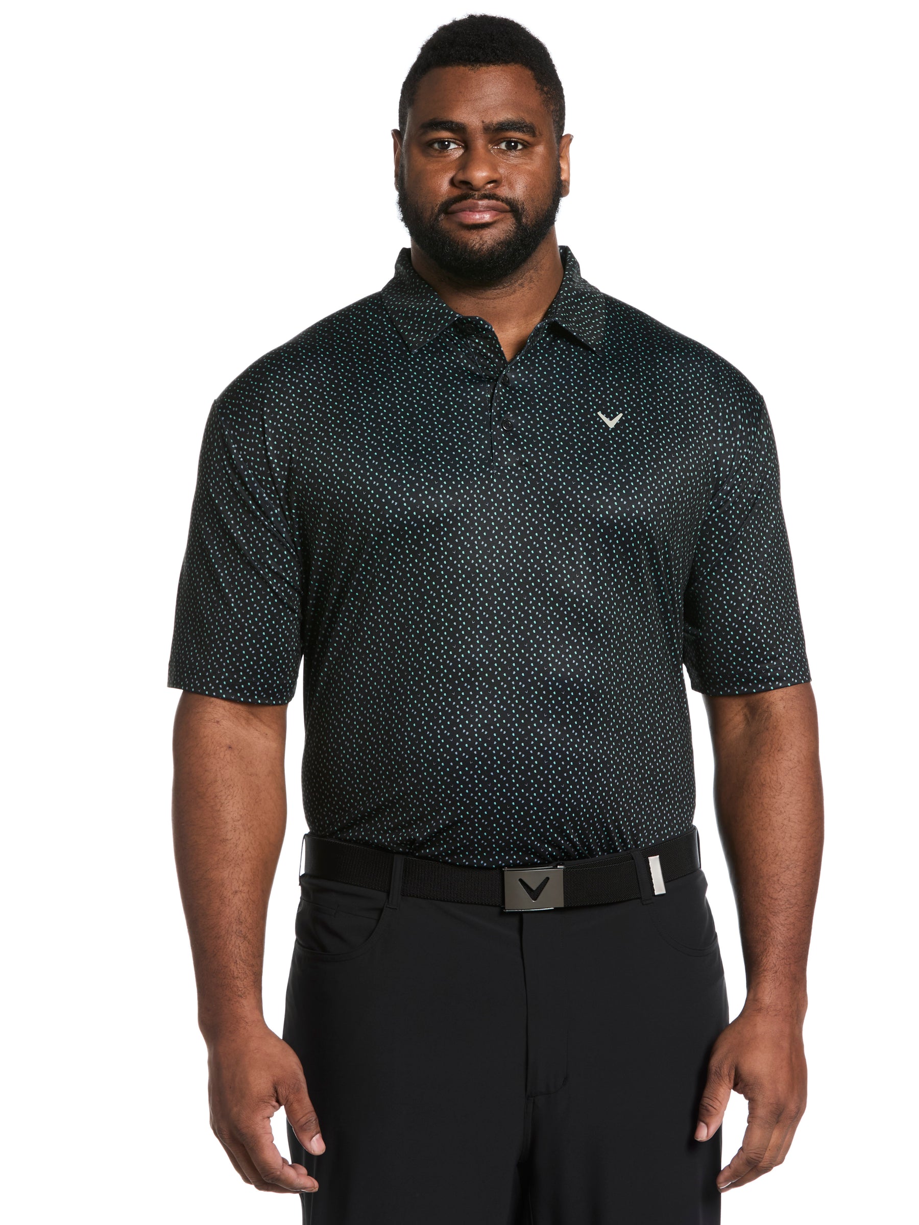 Big & Tall All Over Score Card Print Polo – Callaway Apparel