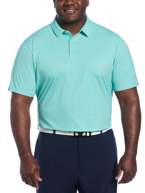 Big & Tall Micro Floral Print Polo | Callaway Apparel