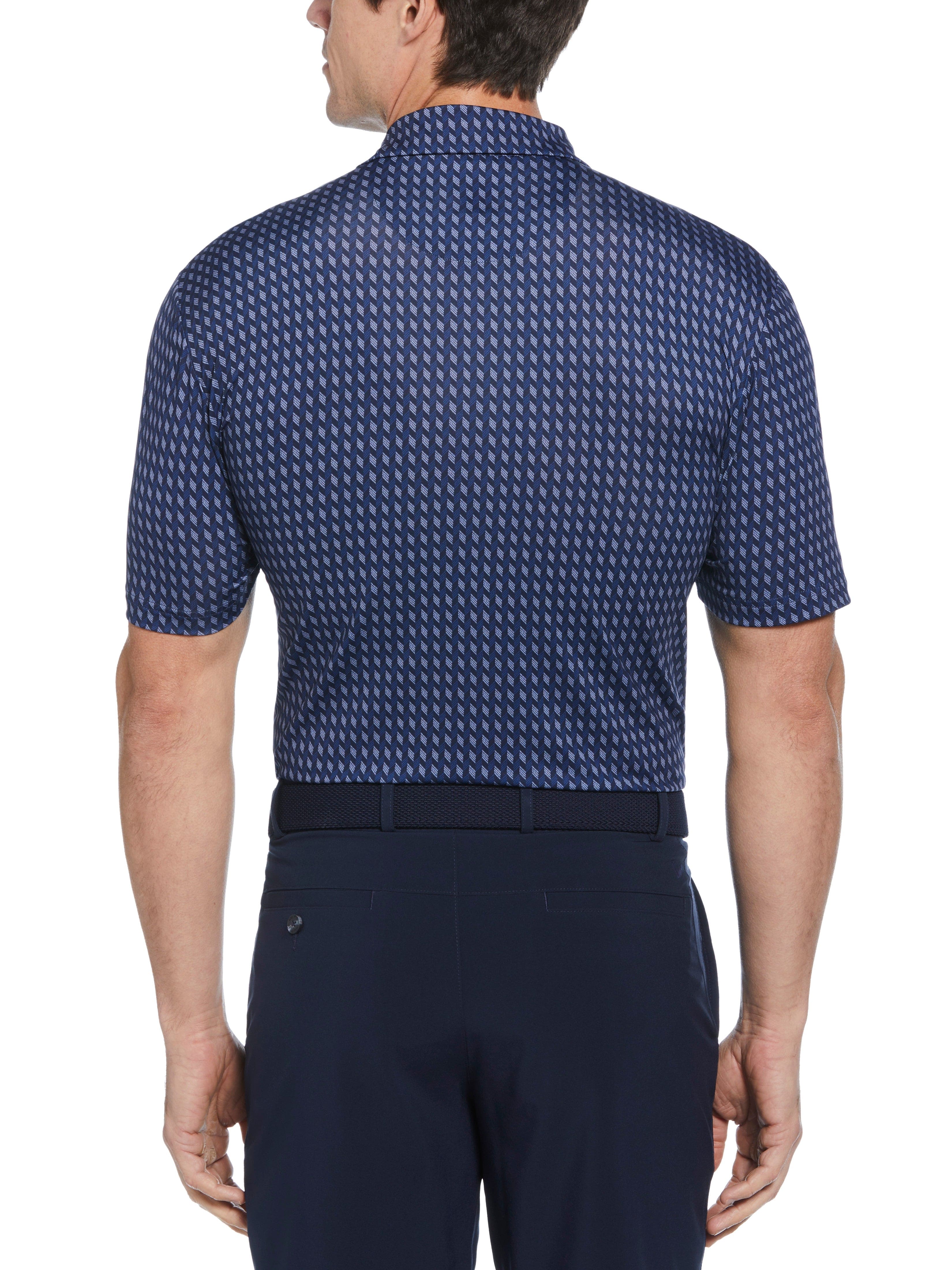 Big & Tall Textured Chevron Geo Polo | Callaway Apparel