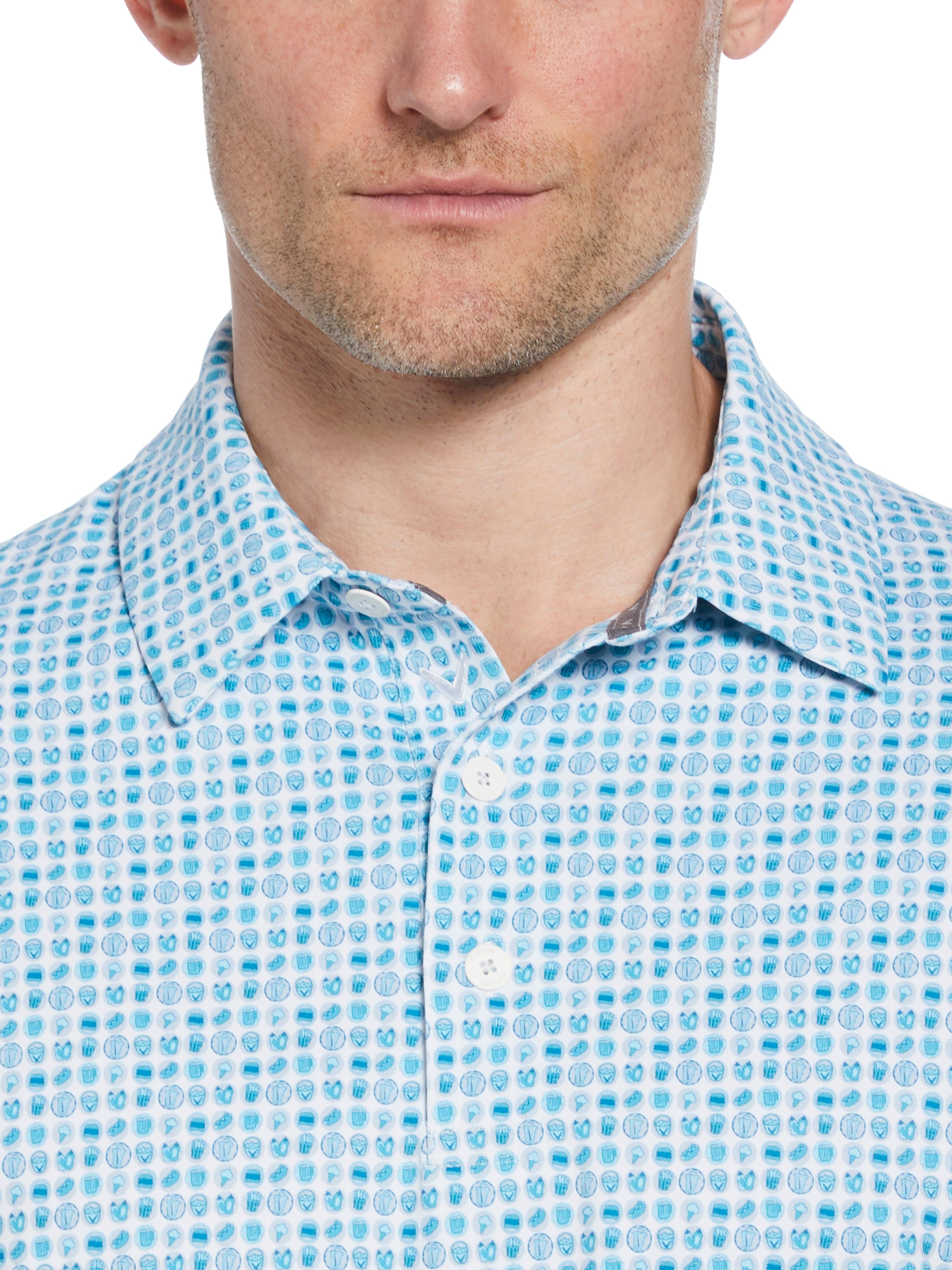 Mens 18th Hole Food Print Polo – Callaway Apparel