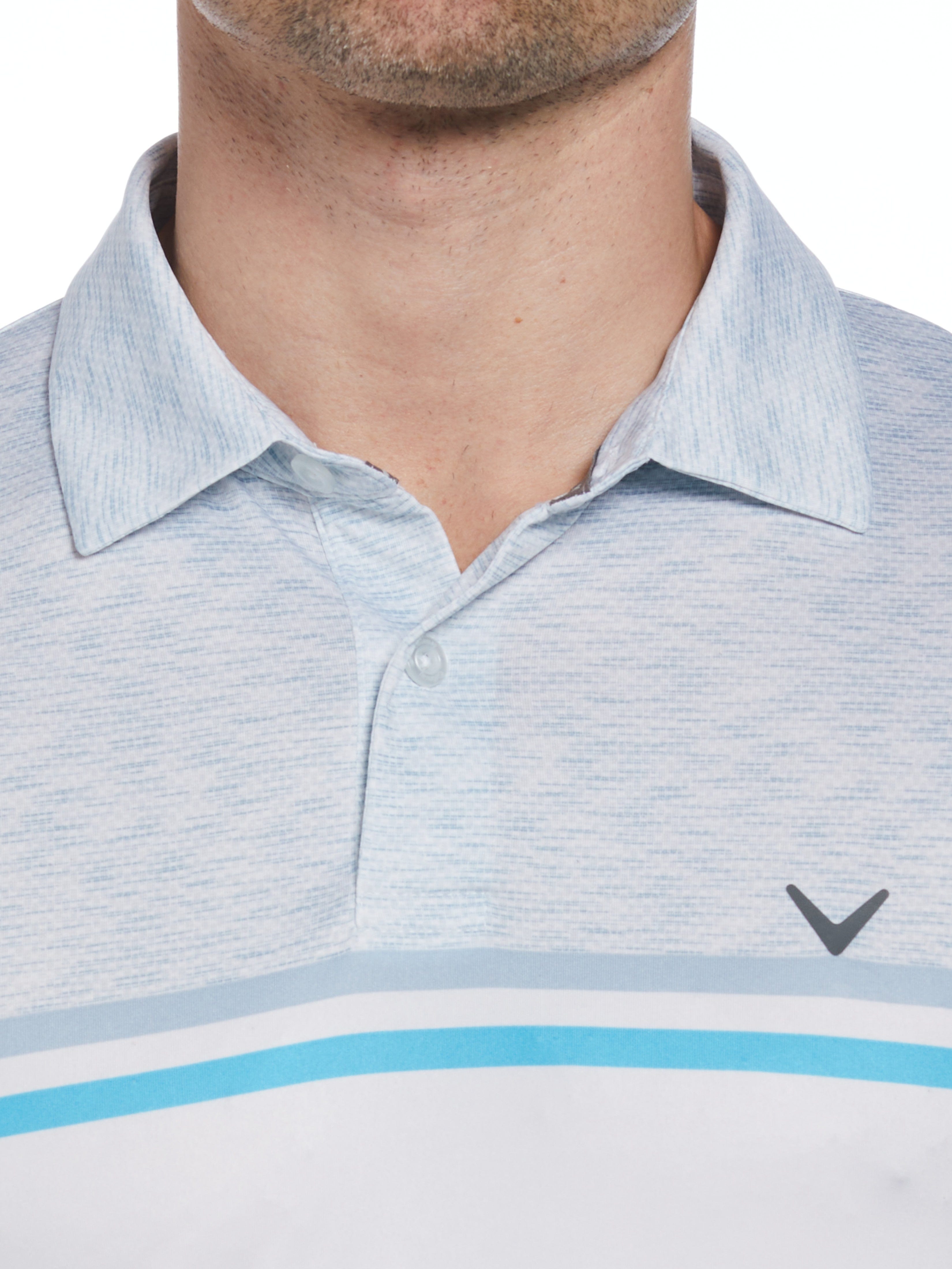 Mens Color Block Pattern Golf Polo | Callaway Apparel