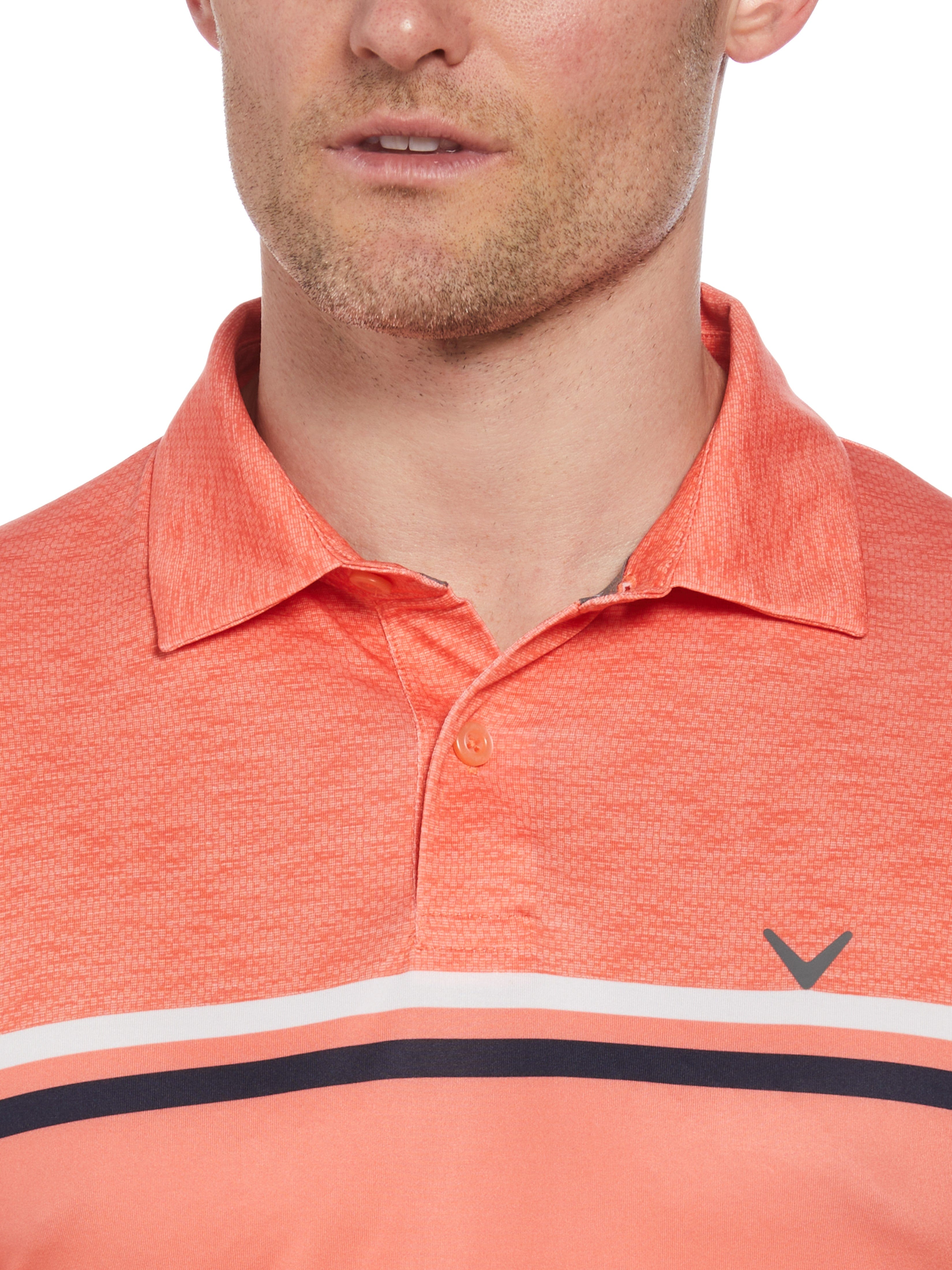 Mens Color Block Pattern Golf Polo | Callaway Apparel