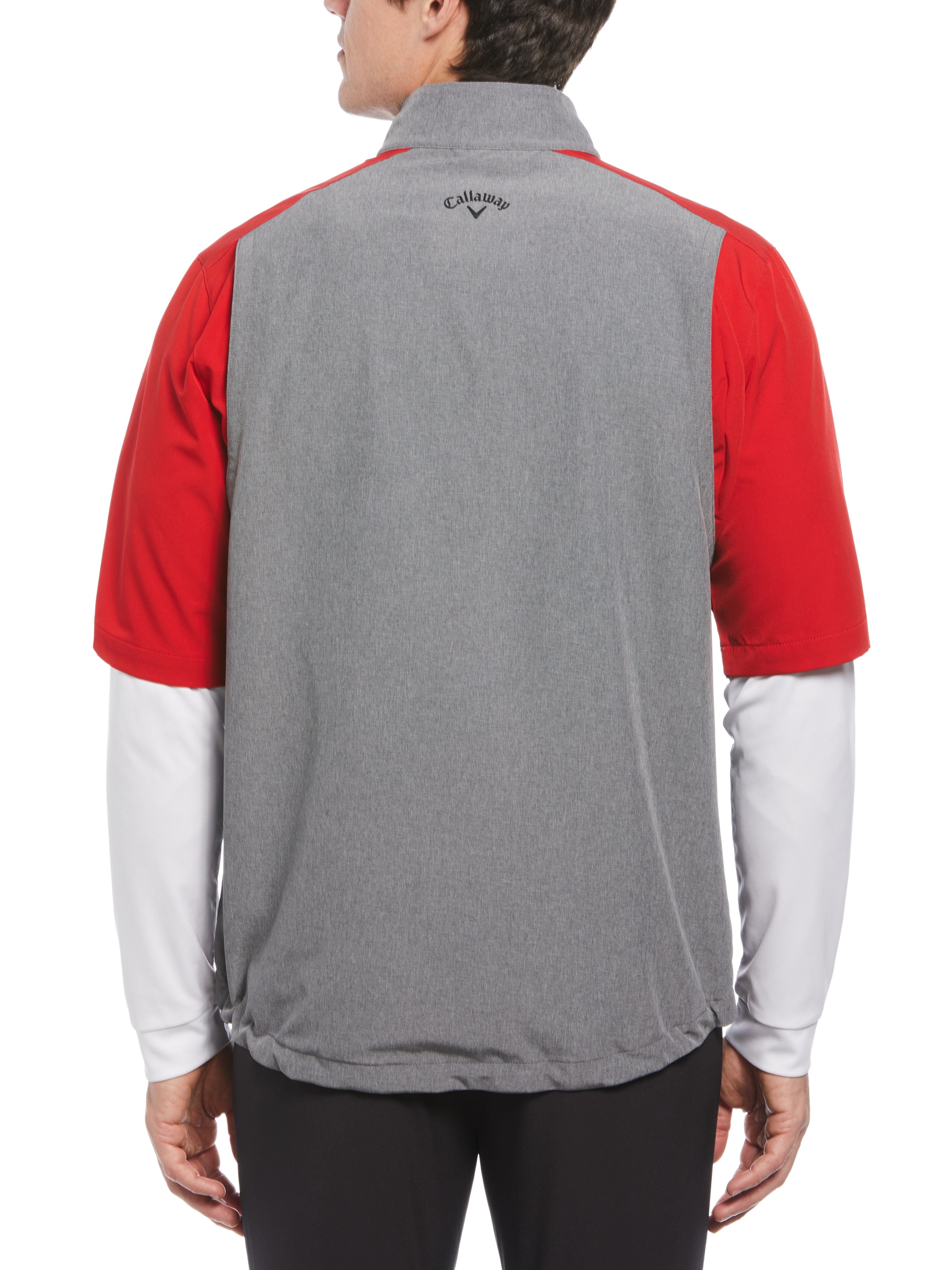 Mens Heather Blocked Half Zip Golf Pullover | Callaway Apparel