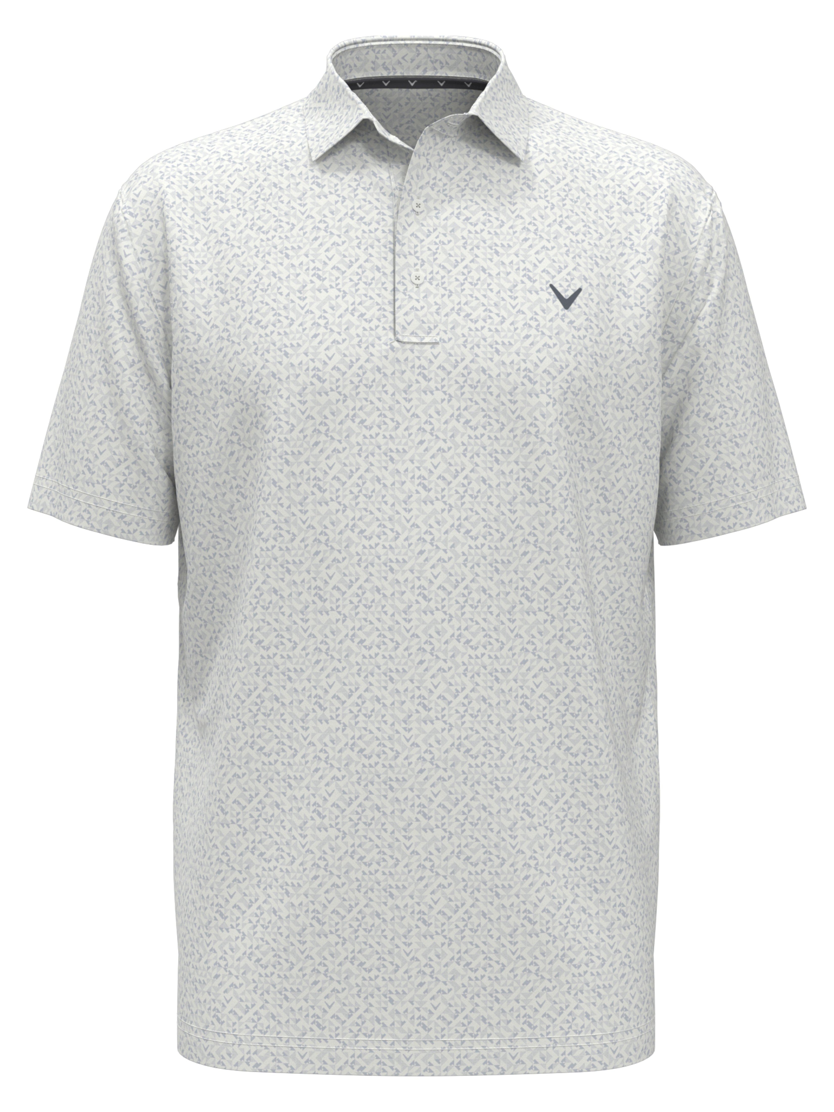Mens Linear Chevron Print Golf Polo | Callaway Apparel