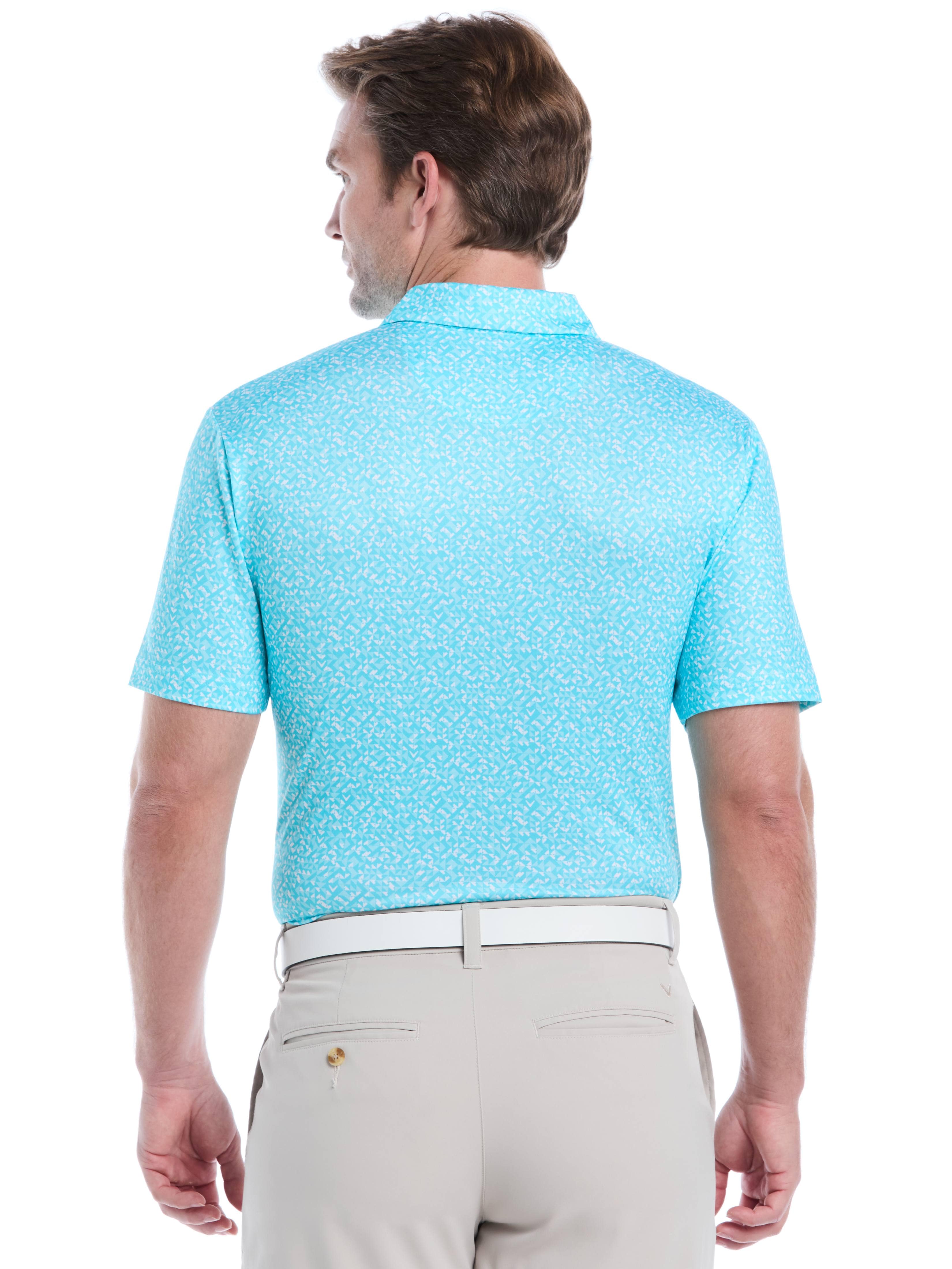 Mens Linear Chevron Print Golf Polo | Callaway Apparel