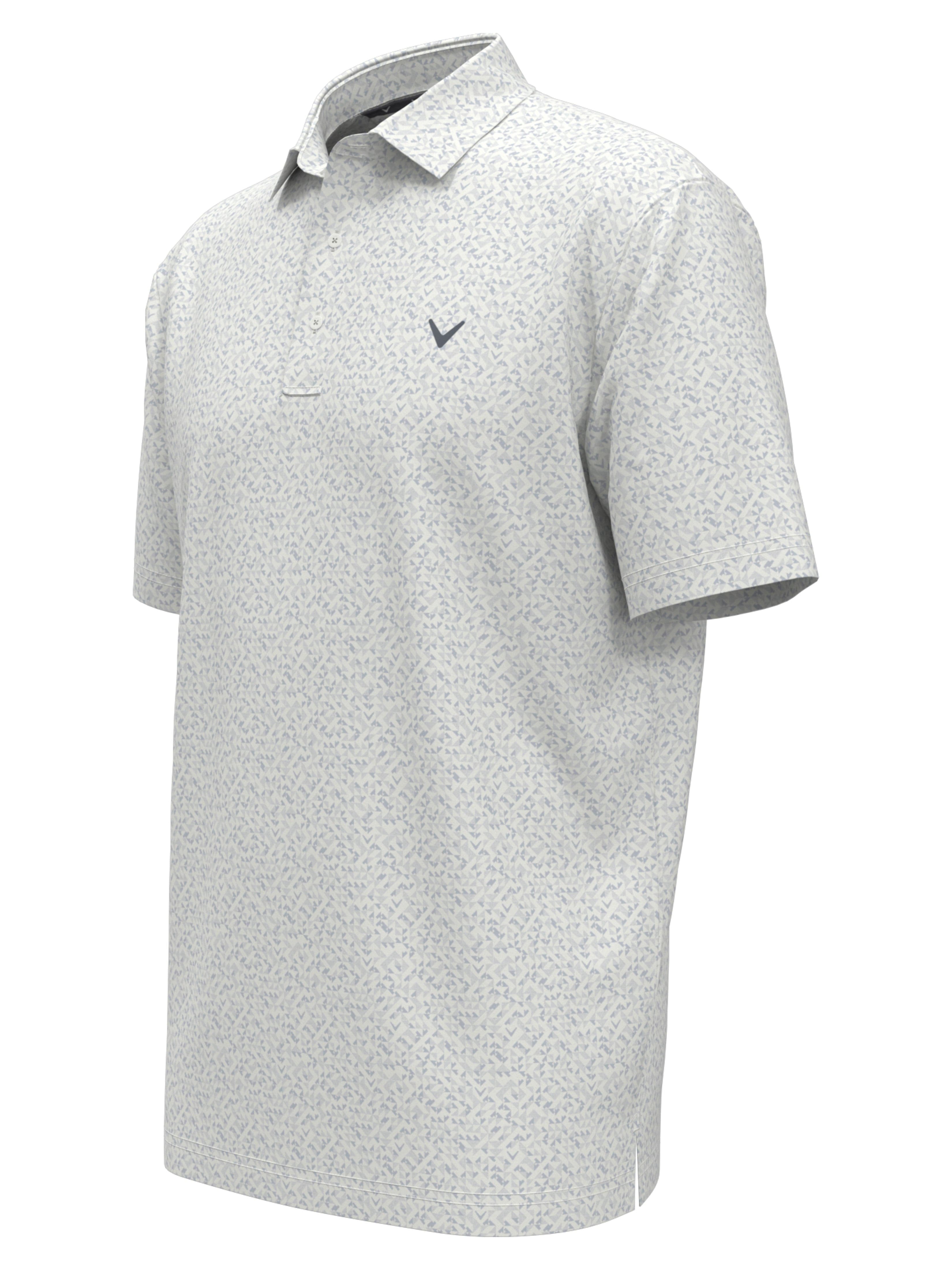Mens Linear Chevron Print Golf Polo | Callaway Apparel