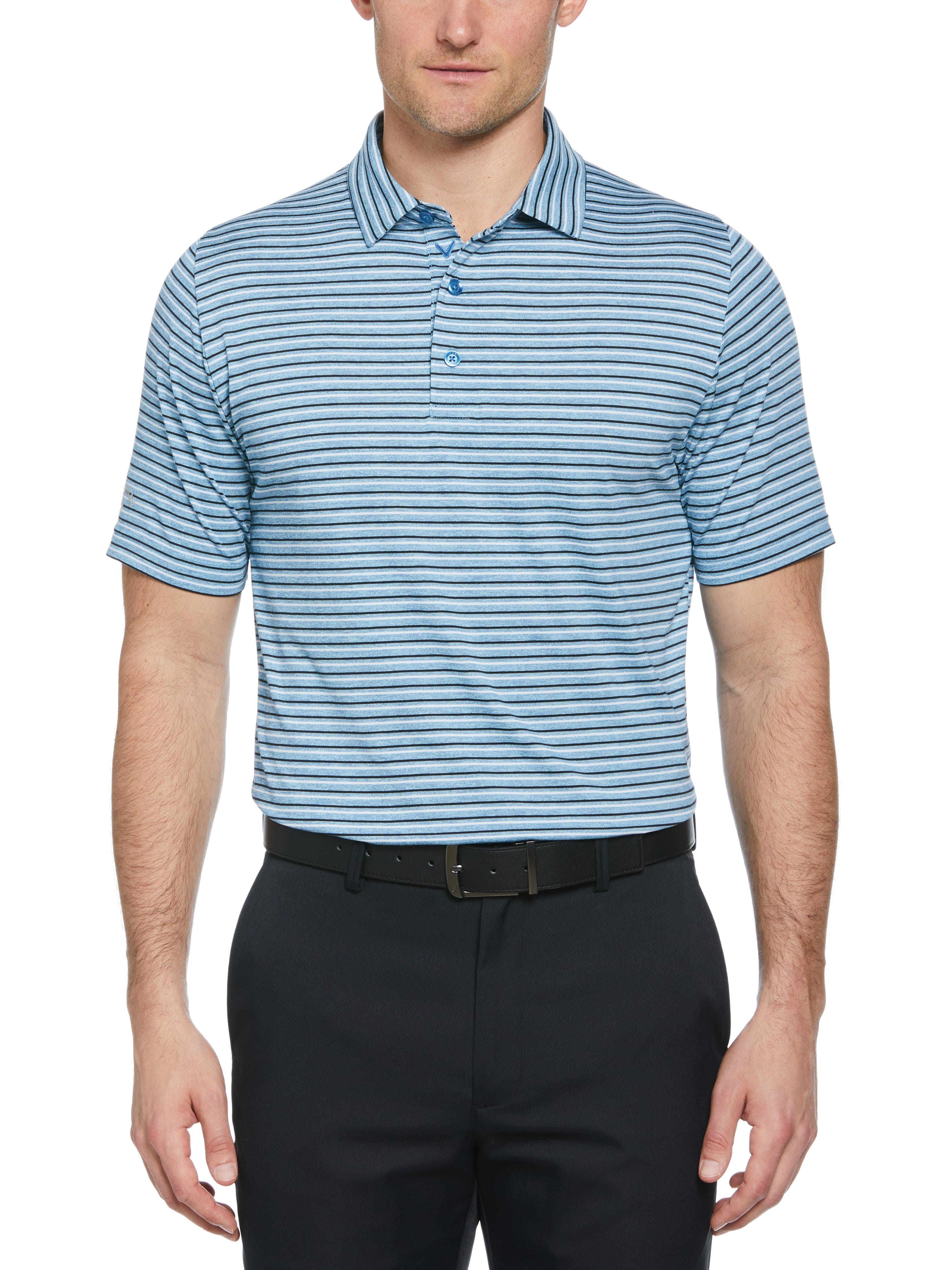 Mens Soft Touch Stripe Golf Polo | Callaway Apparel
