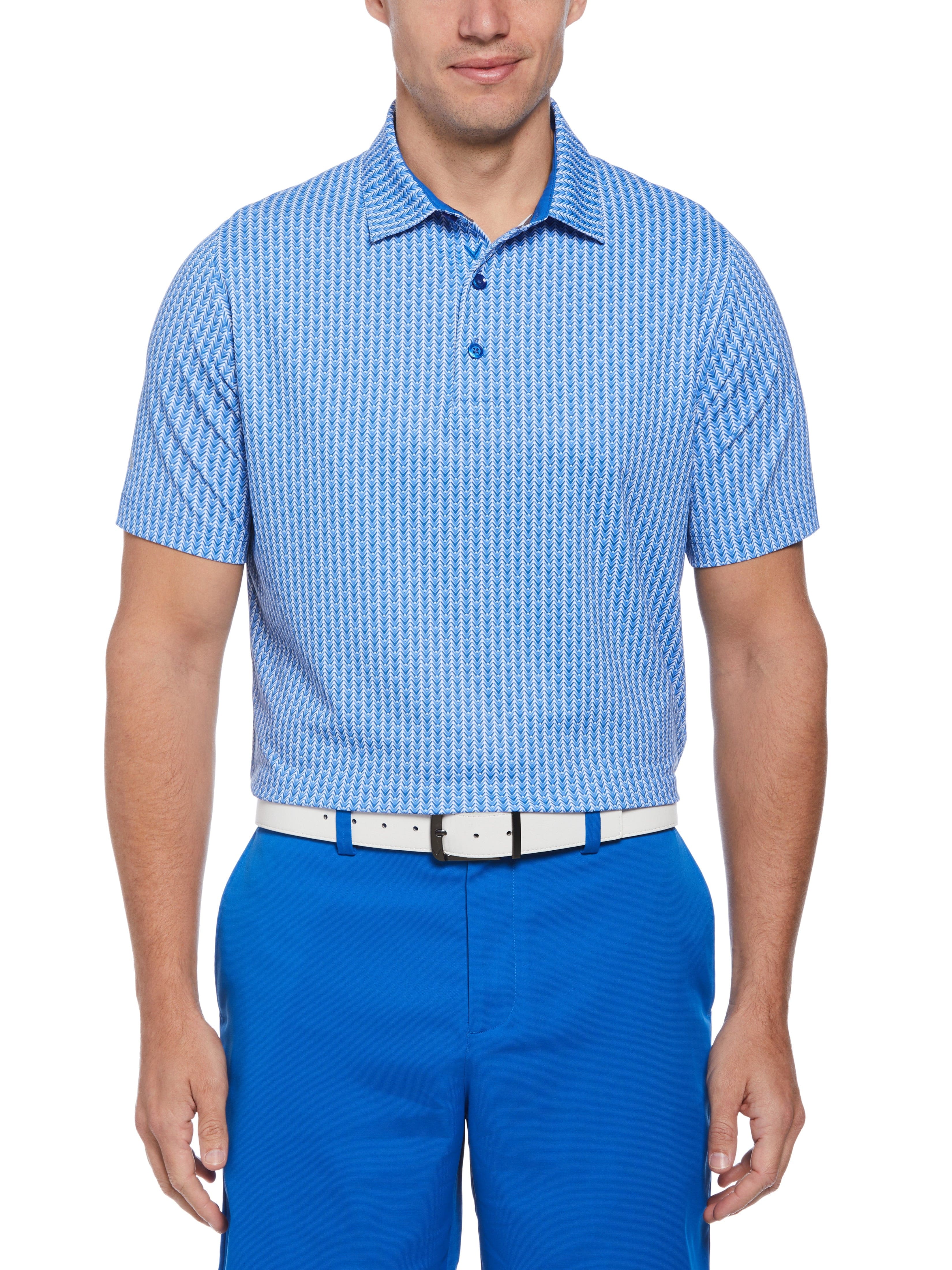 Mens Trademark Chevron Print Golf Polo | Callaway Apparel