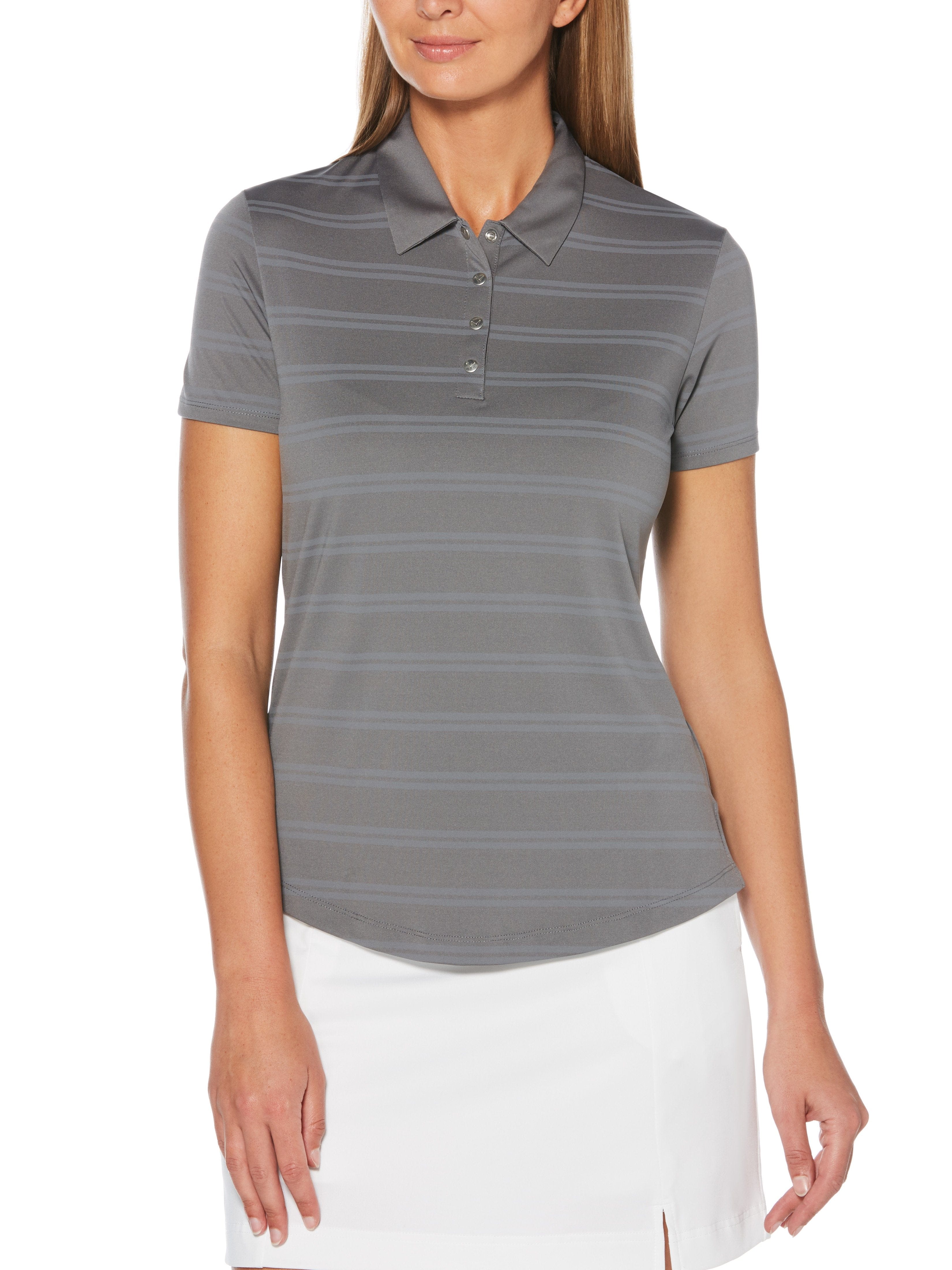 Womens Cooling Horizontal Texture Golf Polo | Callaway Apparel