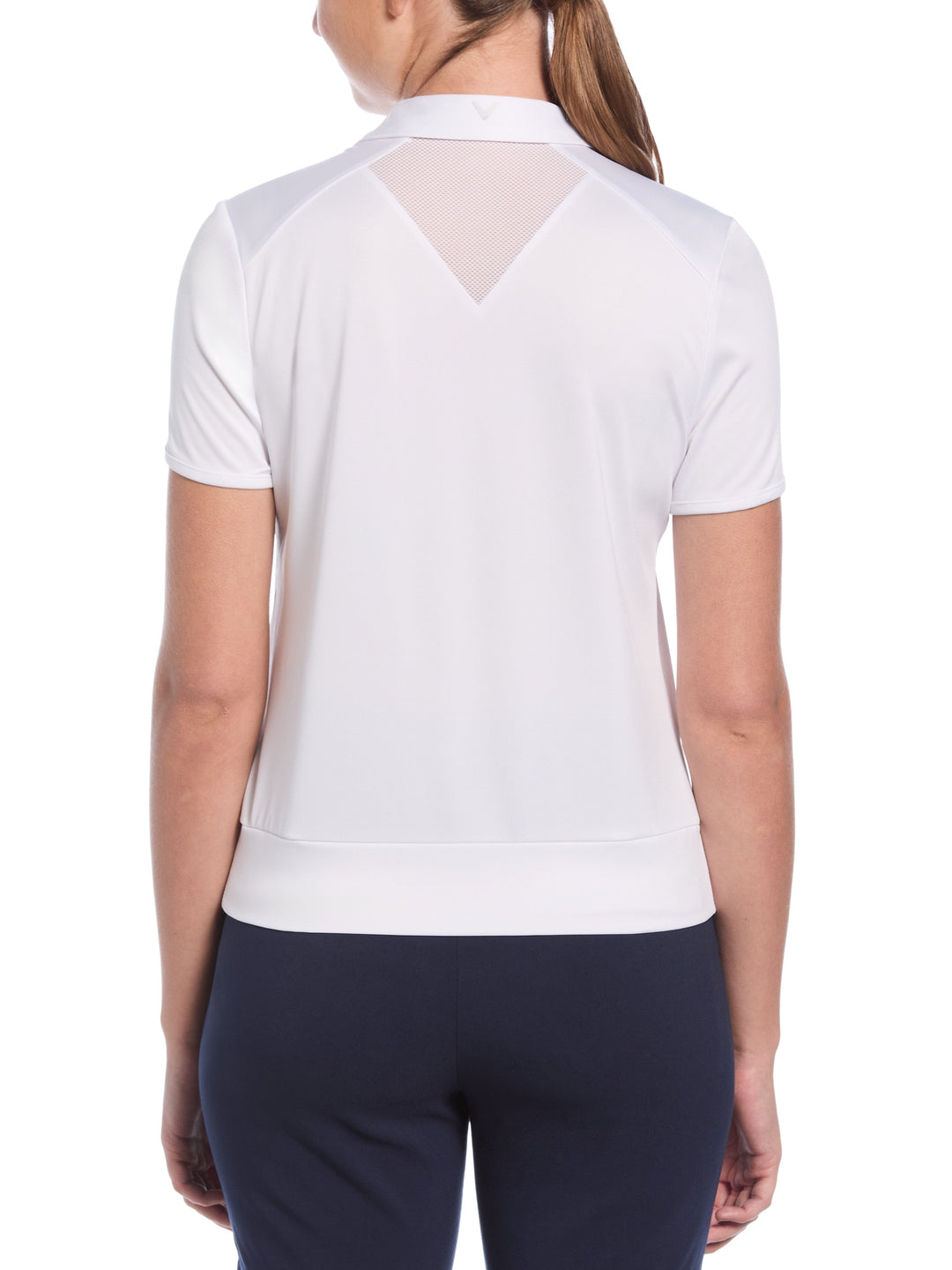 Womens Waist Length Top With Mesh Inserts – Callaway Apparel
