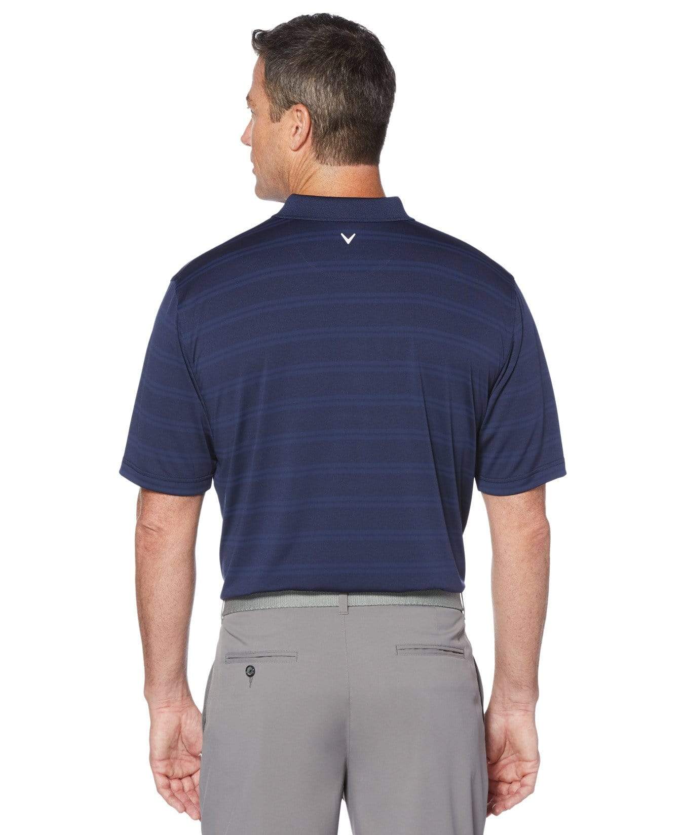 Mens Cooling Horizontal Texture Golf Polo | Callaway Apparel