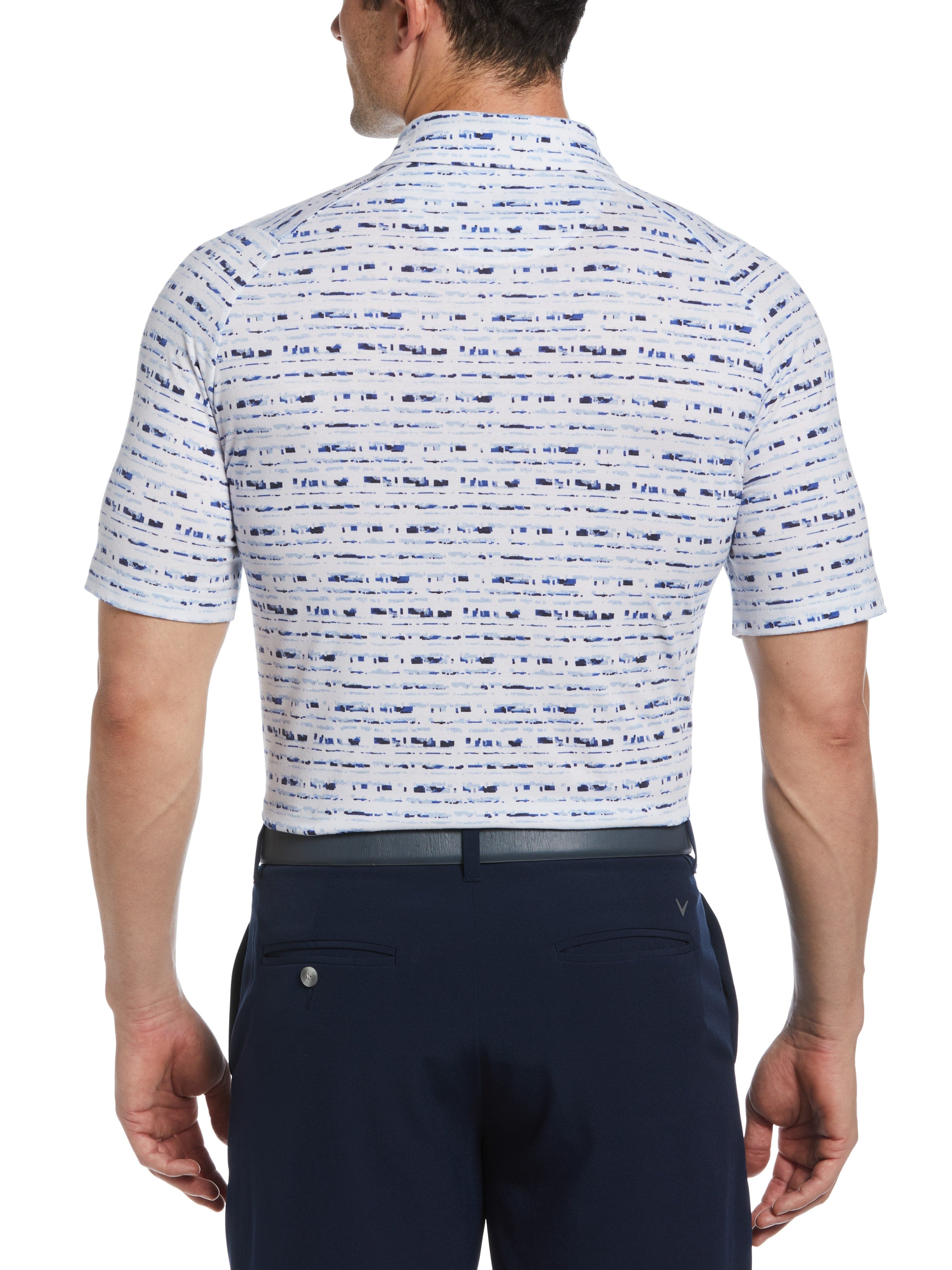 Mens Engineered Glitched Camo Print Golf Polo | Callaway Apparel
