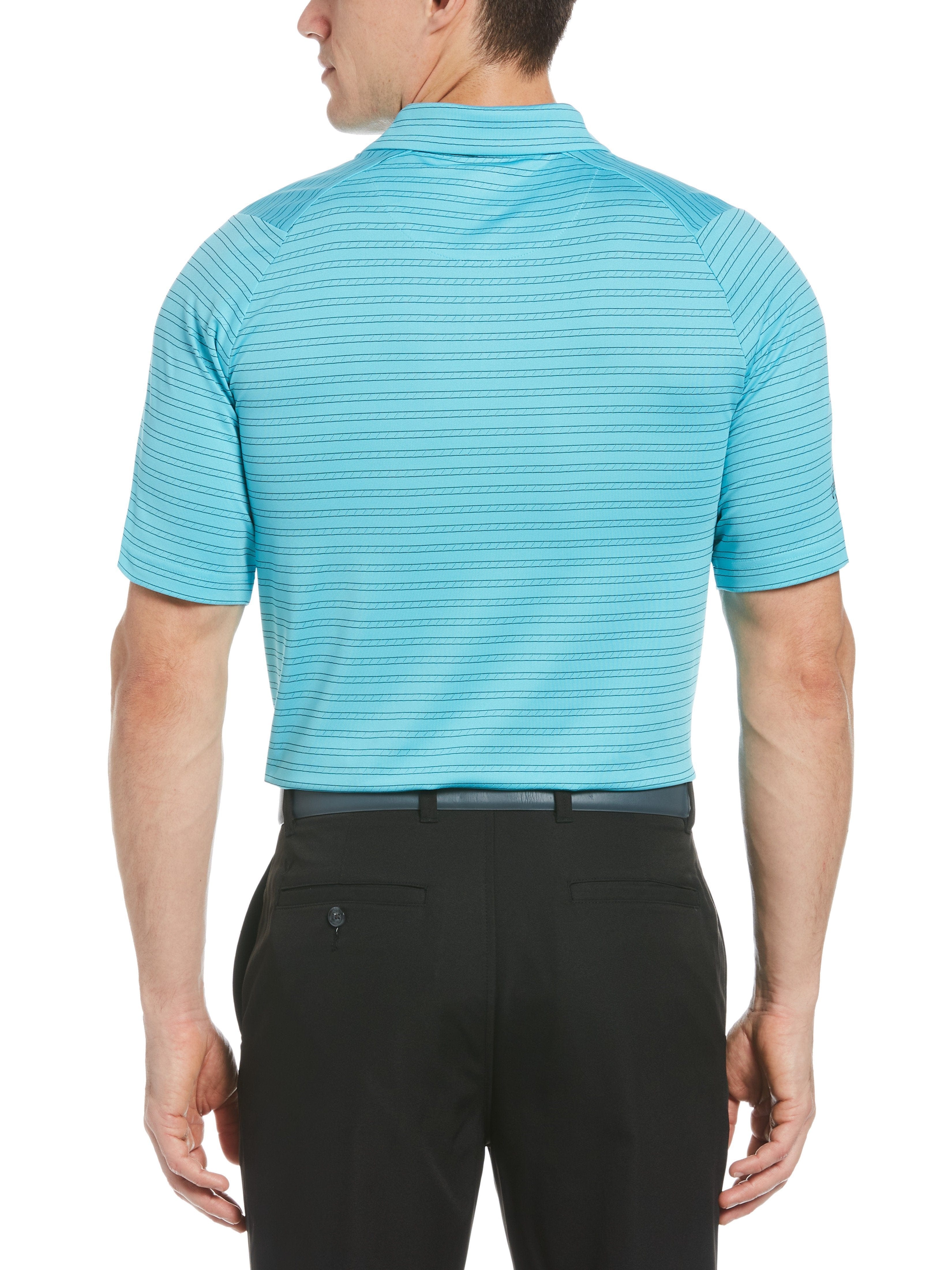 Mens Fine Line Ventilated Stripe Golf Polo Shirt | Callaway Apparel