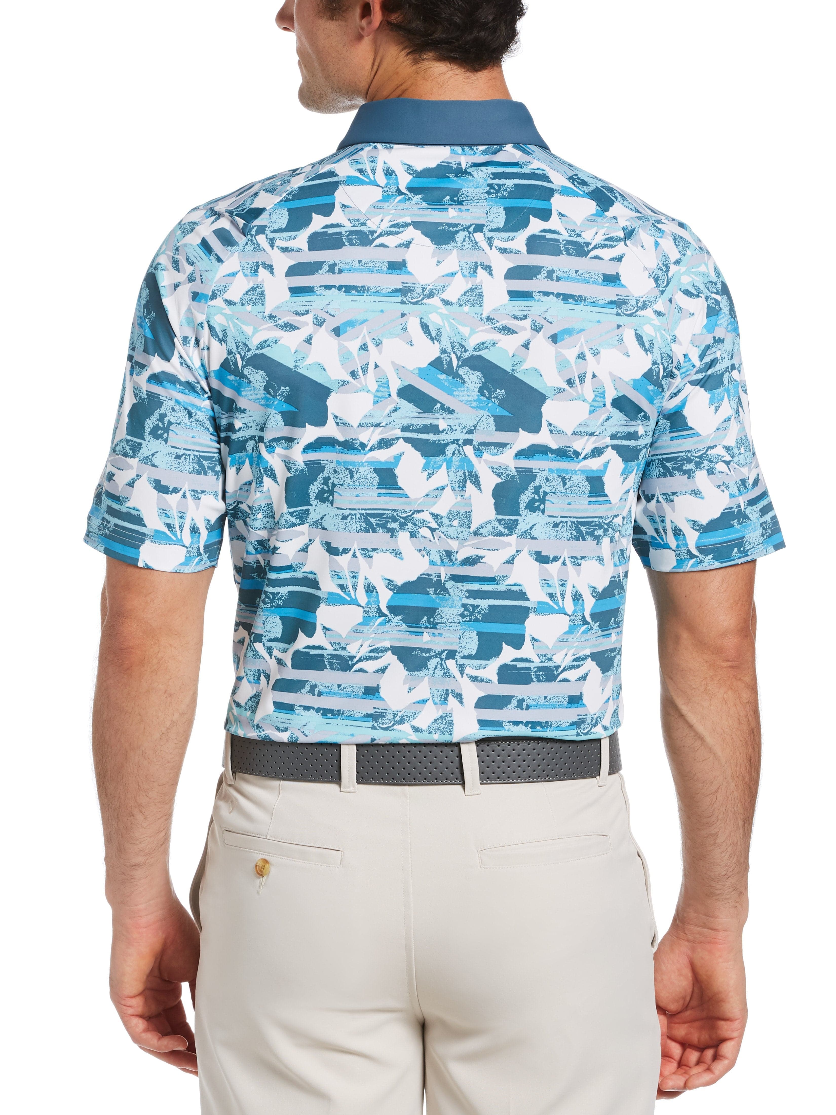Mens Structured Floral Print Golf Polo | Callaway Apparel