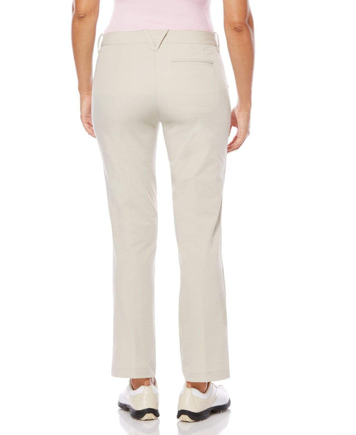 Solid Flat Fronted Stretch Golf Trouser | Callaway Apparel