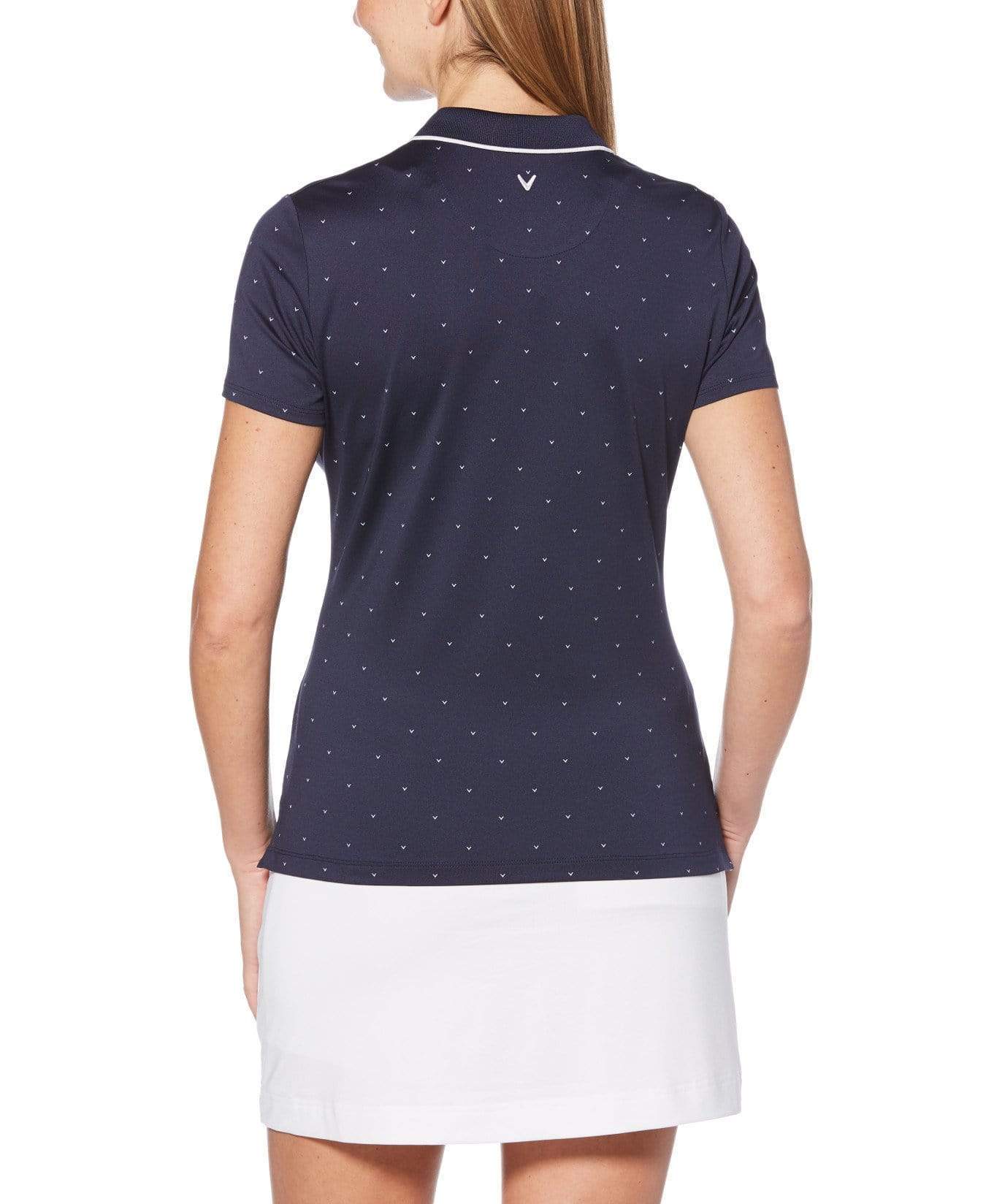 Womens Chevron Polka Dot Golf Polo | Callaway Apparel