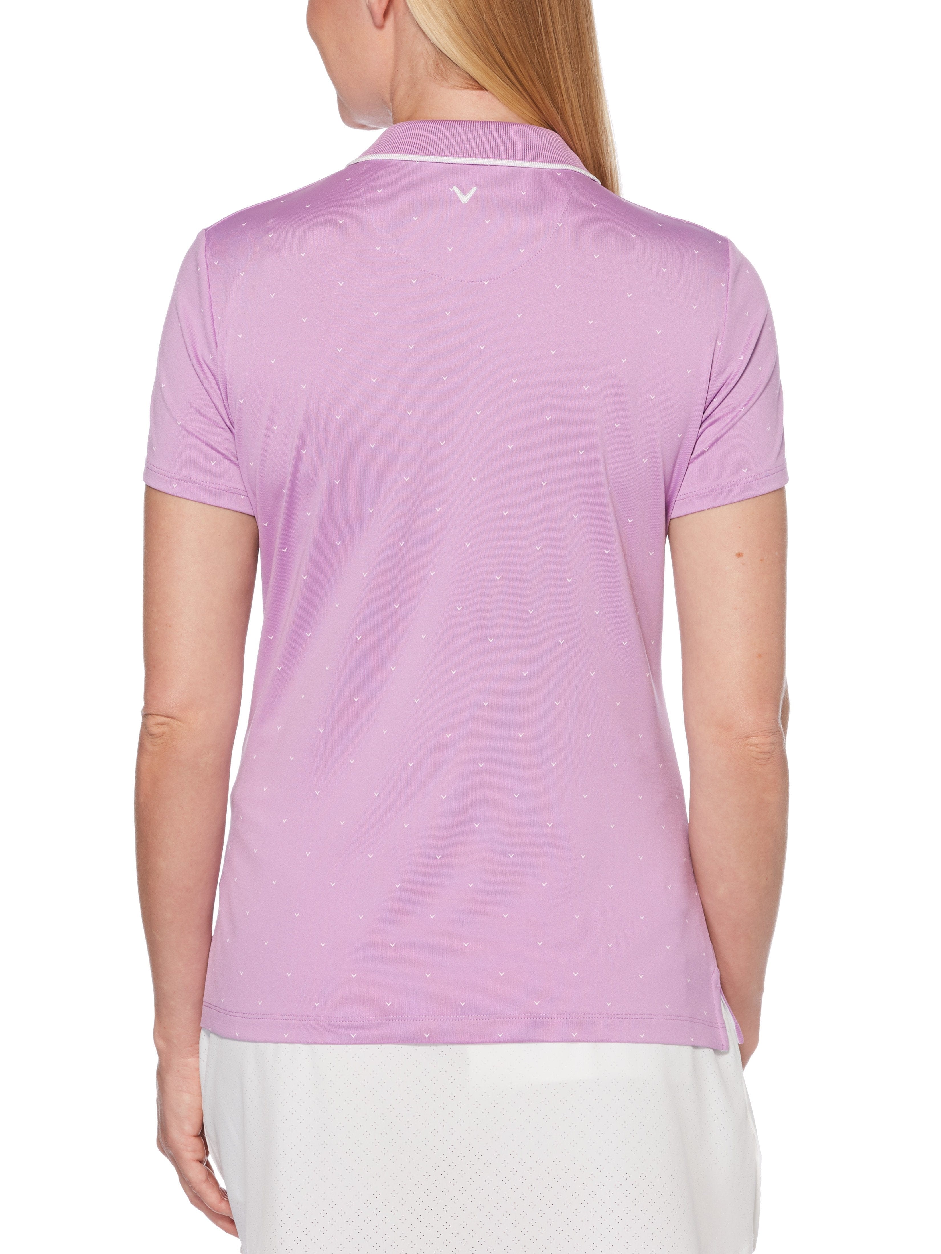 Womens Chevron Polka Dot Golf Polo | Callaway Apparel